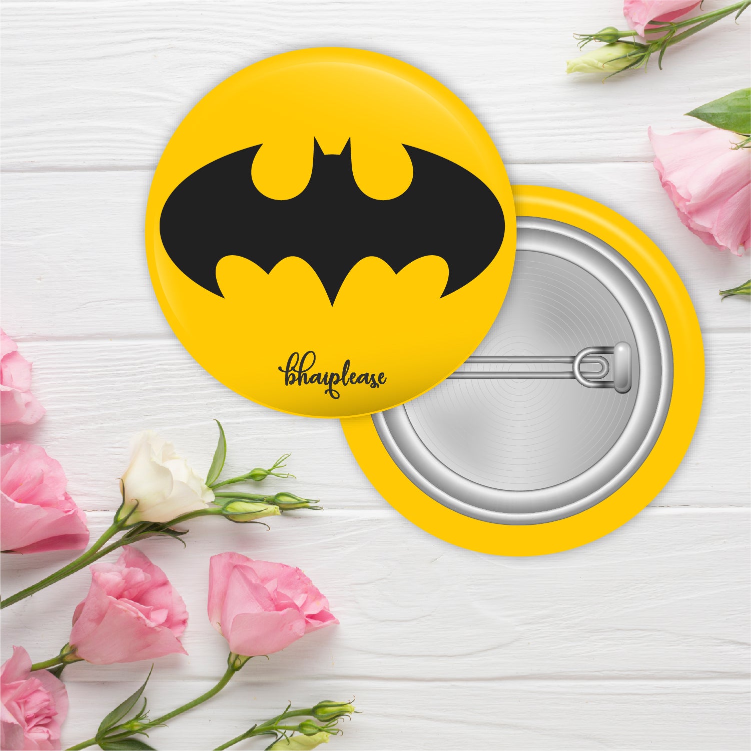 Batman Pin Badge – Bhai Please India