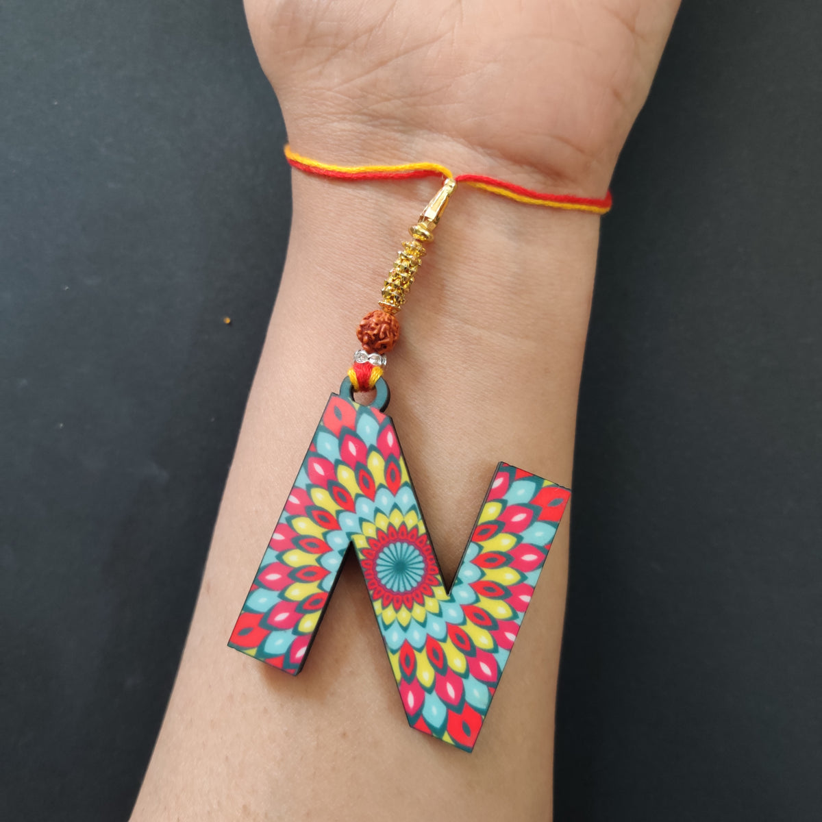 Alphabet A Rakhi for Brother , Bhaiya , Bhai – Bhai Please India