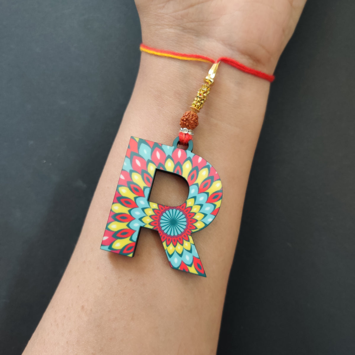 Alphabet A Rakhi for Brother , Bhaiya , Bhai – Bhai Please India