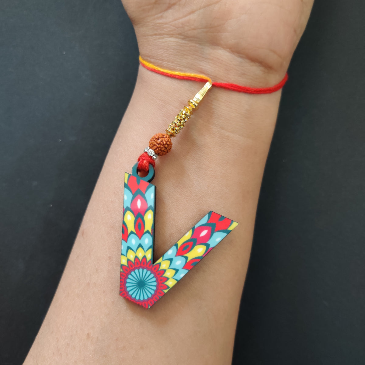 Alphabet A Rakhi for Brother , Bhaiya , Bhai – Bhai Please India