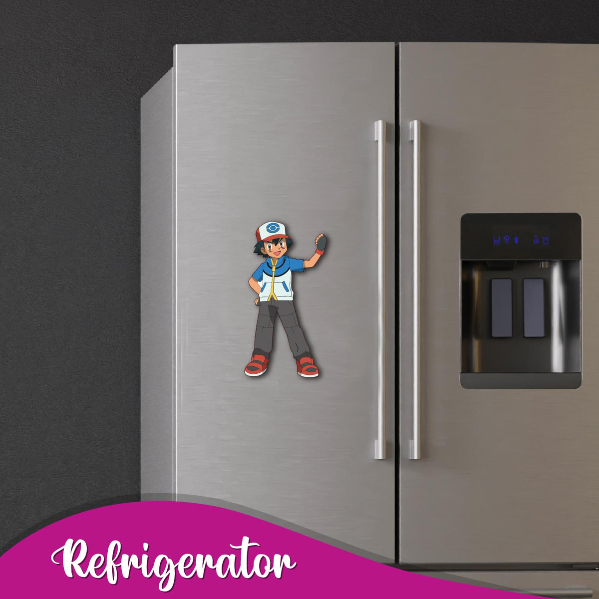 Ash Ketchum Fridge Magnet | Pokemon Fan Souvenir – Bhai Please India