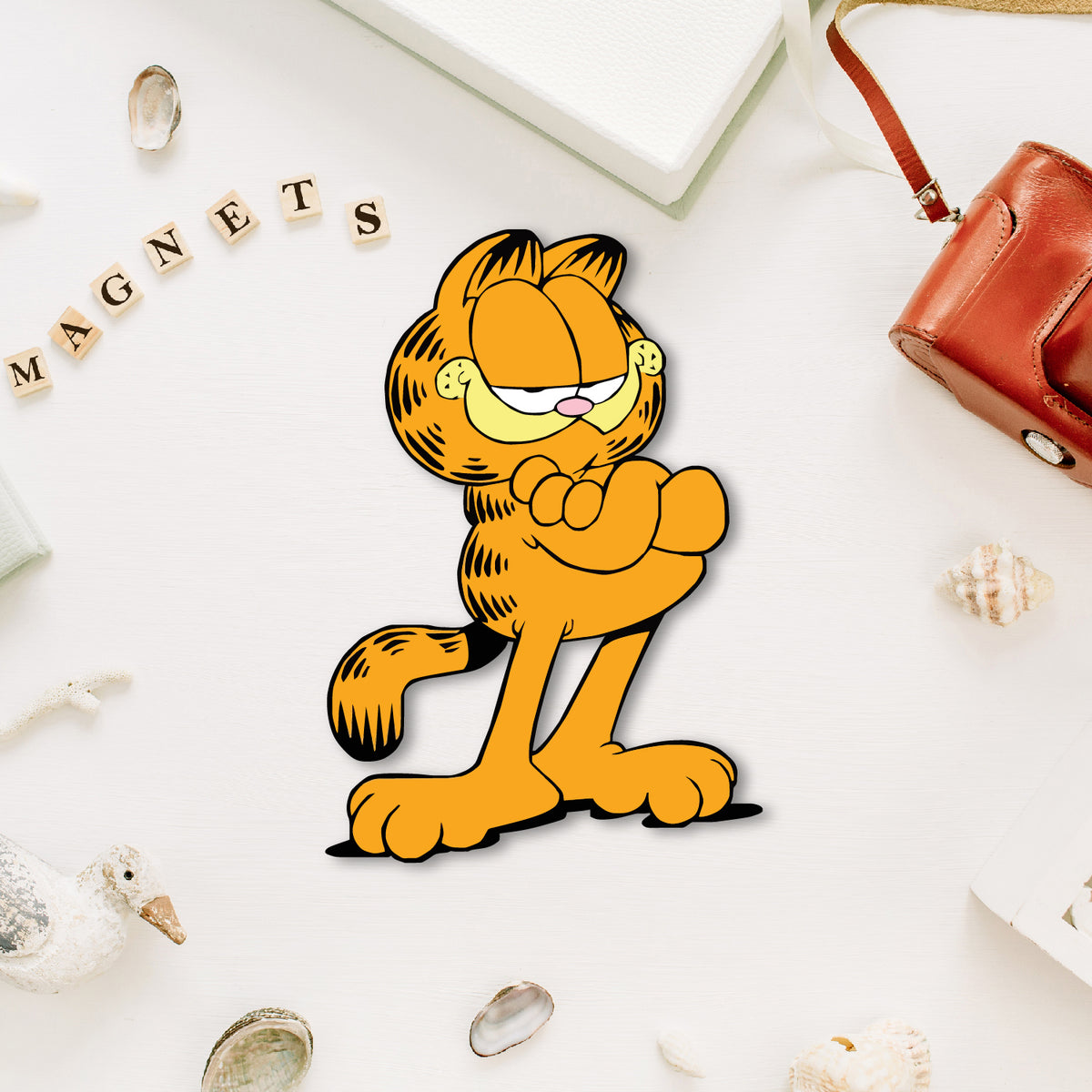 Garfield Fridge Magnet | Cartoon Cat Souvenir – Bhai Please India