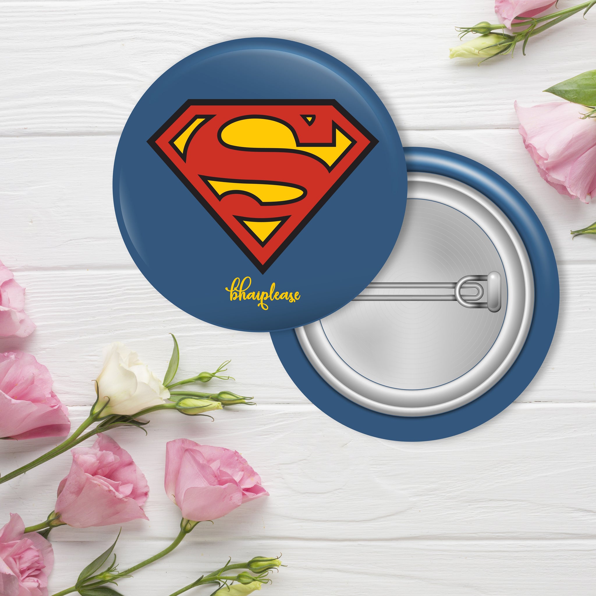 Superman Pin Badge – Bhai Please India