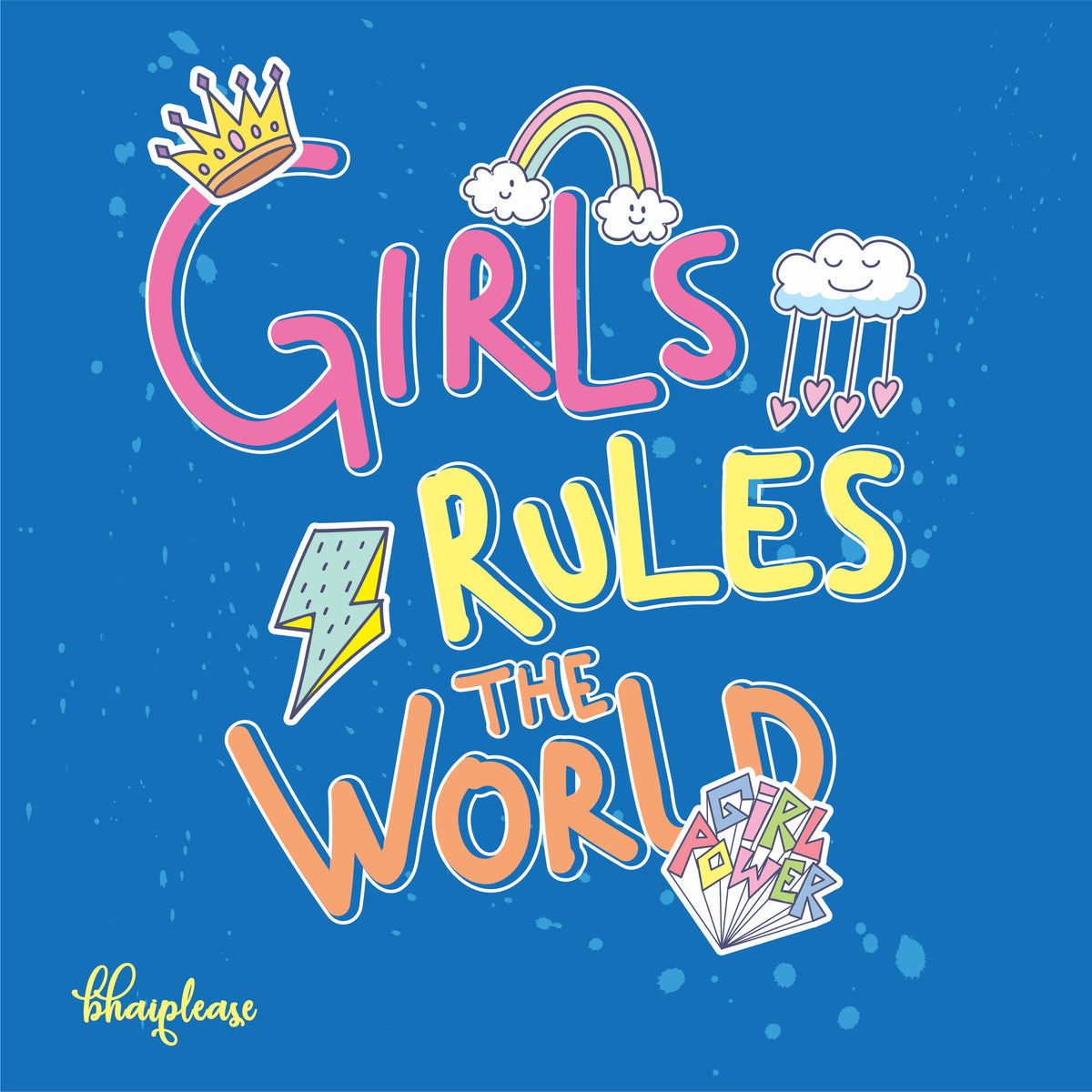 Girls rules the world Wooden Coaster – Bhai Please India